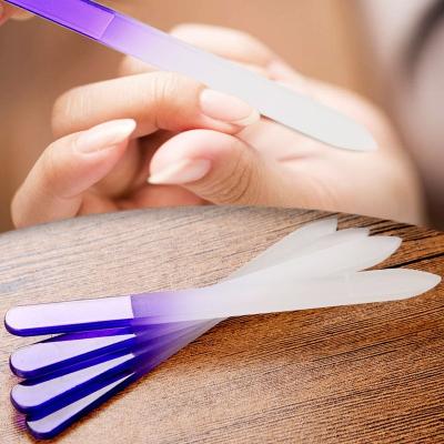 China Promotion Gift Emery Board Top Quality Custom Printed Glass Nail File for sale