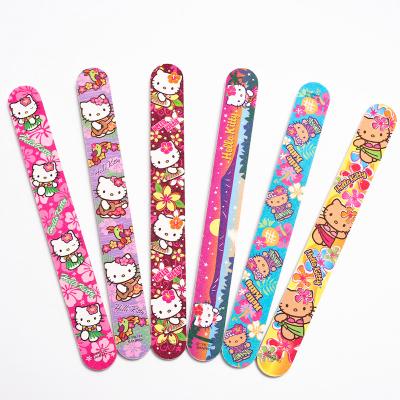 China Double Side High quality printed zebra hello kitty Emery nail file for sale