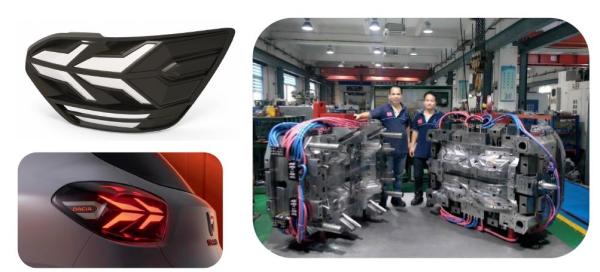 Quality Injection Mold For Automotive Lamp Cover for sale