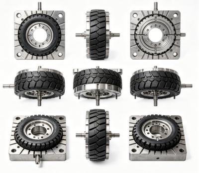 China Custom Rubber Tire Mold with Precision Tolerance and Durable Mold Core Materials for Industrial Applications for sale