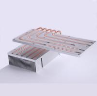 China Industrial IGBT Water Cooling Plate Aluminium High Performance Liquid Cold Plate 800mm Copper Cooling Plate for sale