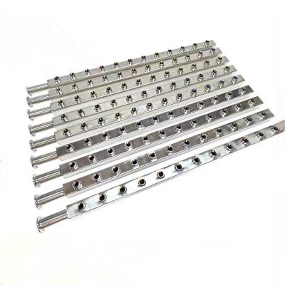 China Aluminum Pipe Header Distribution Manifold Applied to Custom Thermal Management Systems for sale