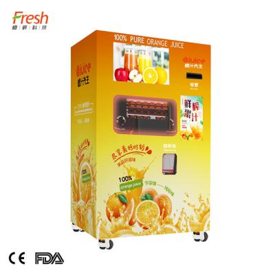 China subway station food grade material oranges maker vending machine for sale