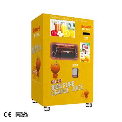 China sweet stainless steel orange juicebox vending machine freshly squeezed orange juice vending machine for sale