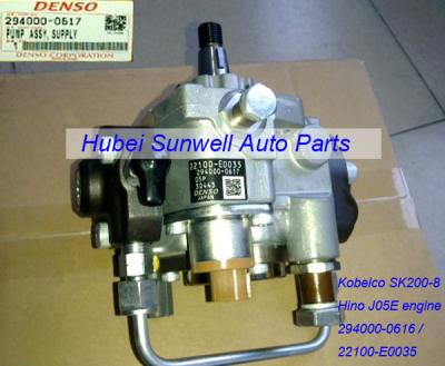 China Kobel SK250-8 fuel pump 294000-0616 for Hino J05E engine 22100-E0035 for sale