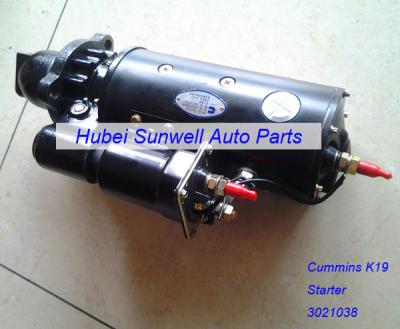 China Cummins K19 engine starter 3021038 / 4906788 / 3636821 for sale