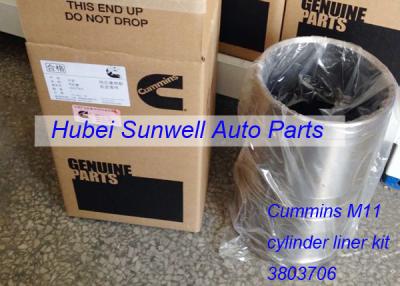 China Cummins M11 engine cylinder liner kit 3803703 / 3080760 for sale