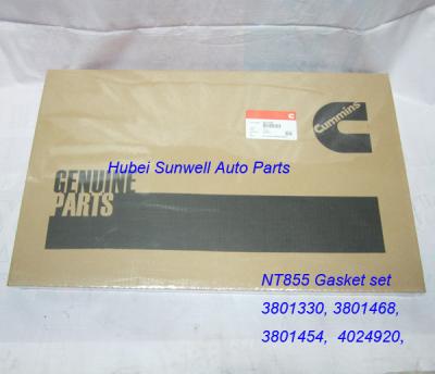 China Cummins NT855 Gasket Set, Repair Kit, Upper and Lower Gasket Sets 3801330 / 3801468 for sale