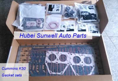 China Cummins K50 engine gasket set 3800731 / 3804300 for sale