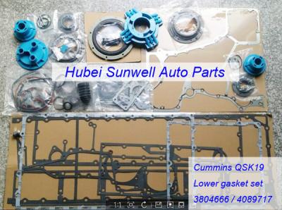 China QSK19 engine gasket set 3804667 / 3804666 for sale