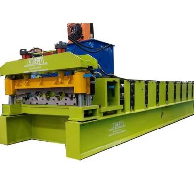 China Easy Operate IBR Roof Sheet Profile Metal Glazed Tile Roll Forming Machine Roofing Corrugated Wall Panel Tile Making Machine for sale
