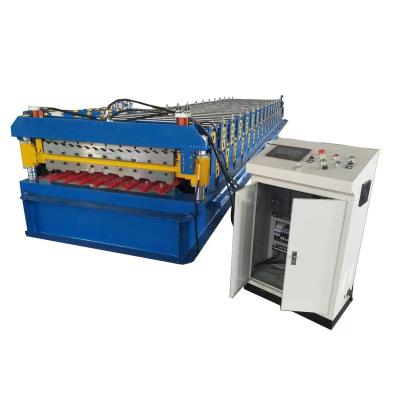 China Hotels Zhongtuo Steel Roof Tile Roll Forming Machine for sale
