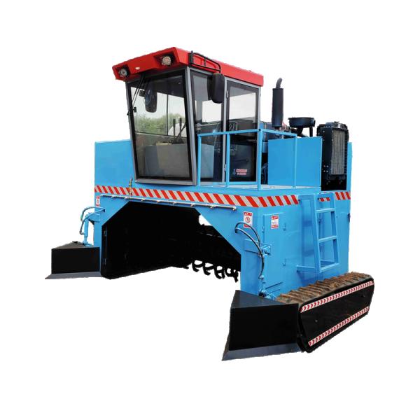 Quality Crawler Type Compost Fertilizer Machine Turner 80HP Turbocharged Engine for sale