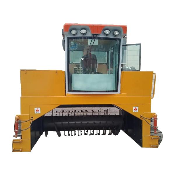 Quality Commercial Hybrid Compost Windrow Turner Machine For Ground Pile Fermentation 800-1000 Cubic Meters for sale