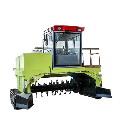 China Automatic Aerobic Compost Fertilizer Machine Turner Equipment For Ground Windrow 1000-1200 Cubic Meter for sale