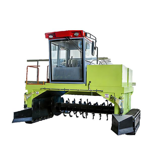 Quality Self Propelled Compost Fertilizer Machine Crawler Row Turner For Organic Fertilizer Production for sale