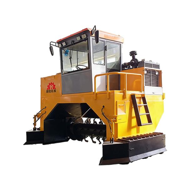 Quality Heavy Duty Compost Fertilizer Machine Windrow Turning Machine 115HP for sale