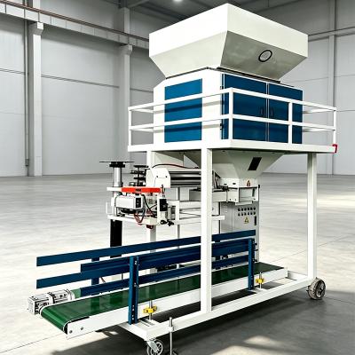 China Automatic Organic Fertilizer Packaging Machine with High-Precision Weighing, PLC Control, and Wide Material Compatibility for sale