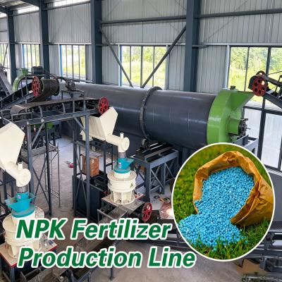 China Full Automatic NPK Compound Fertilizer Production Line with Wide Raw Material Compatibility and Modular Configuration for sale