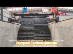 chain-plate type compost turner for efficient composting, high-quality organic fertilizer production