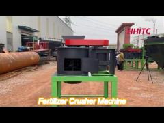 industrial cow dung fertilizer crusher machine for livestock manure odm