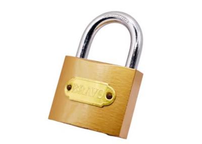 Cina 32 mm 50 mm Imita lucchetto di rame con chiavi incrociate ottone placcato oro in vendita