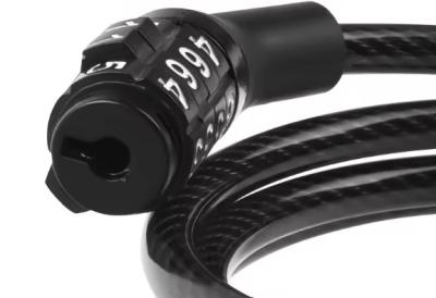 Cina Codice di accesso Cerniera per biciclette resettabile Cable Combination Lock in vendita