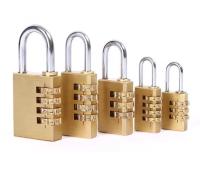 China Brass Digital Aerolite Passcode Padlock Trunk Backpack 3 Digit ODM for sale
