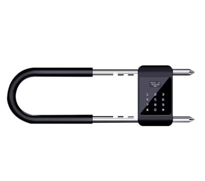 Cina Smart Fingerprint U-Shaped Padlock USB Charge Alta sicurezza in vendita