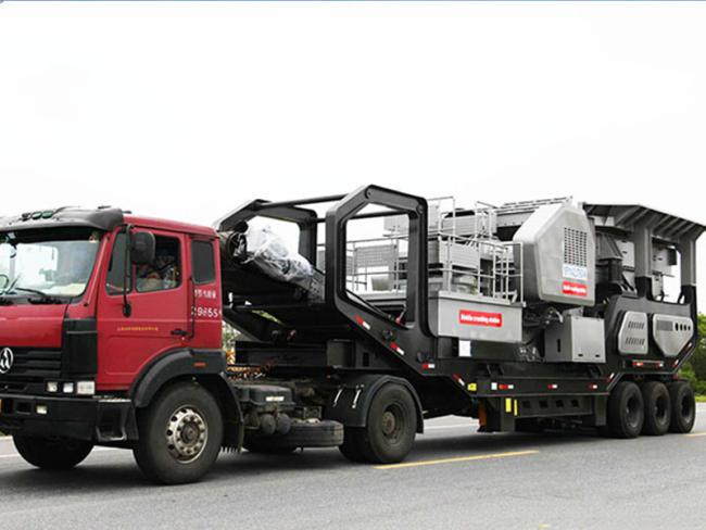 Mobile Stone Aggregate Rock Granite Limestone Jaw Crusher