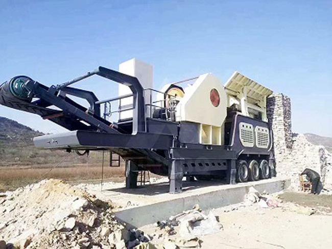 Mobile Stone Iron Gold Ore Rock Mining 100tph Jaw Crusher