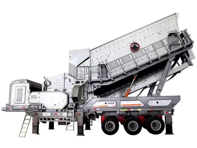 High Capacity Mobile Cone Crusher and Screening Plant for Stone Crushing