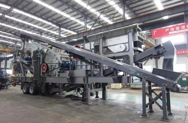 Portable Mobile Impact Type Stone Crusher Station Plant Prices