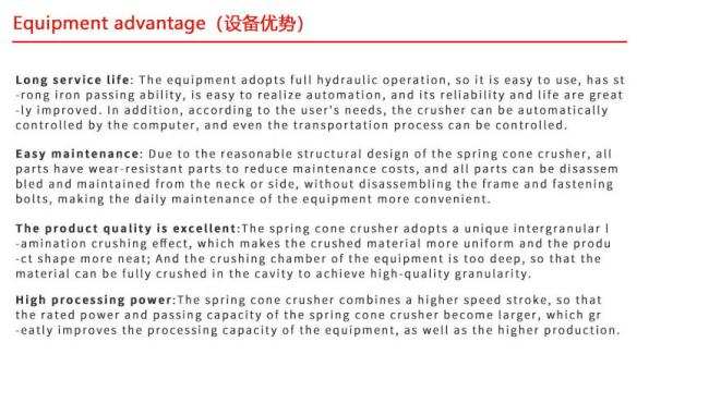 New Type Stone Cone Crusher Spring Cone Crusher