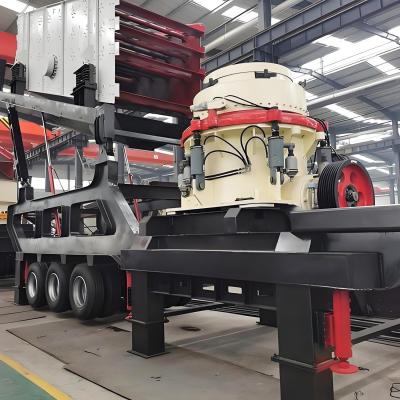 Cina Customization Mobile Cone Crushing and Screening Station con potenza motore da 75 a 264,5 kW in vendita