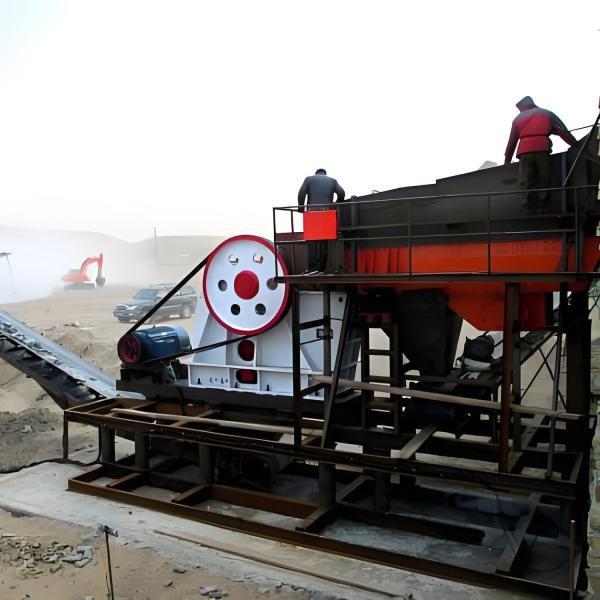Rock/Ore/Mining Jaw Crusher with 0-410mm Inlet Size and 1 Year After-sales Service