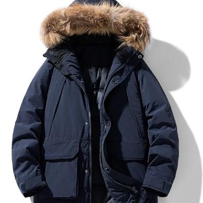 China Windproof 600 Fill Power Duck Down Coat with Workwear-Grade Abrasion-Resistant Outdoor Jacket for Winter Workwear for sale