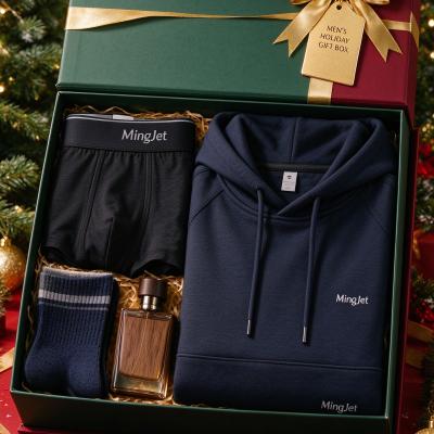 China Breathable Moisture-Wicking Cotton Men's Boxer with Ergonomic Relaxed Fit for Christmas Gift and Home Lounge for sale