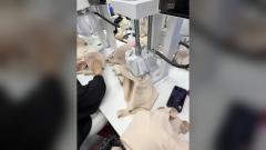 Fully automatic jelly-gel bra cup manufacturing machine