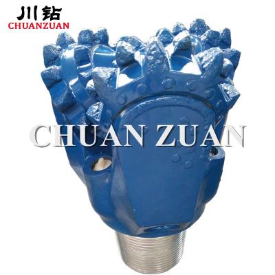 Cina Il rotolo ha forgiato lo scalpello a rulli triconico 12 6 a 1/4 pollici il 5/8 di collegamento del filo del registro di api in vendita