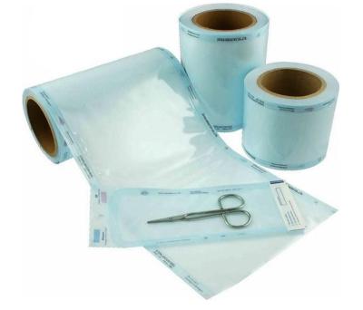 China Reinforced Film Gamma Sterilization Pouches Clean Fibre Free Opening  Superior Barrier for sale