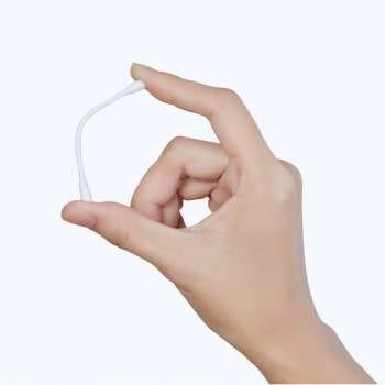 China Ronde Plastic Stam Katoenen Knoppen, Composteerbaar Katoenen Zwabbers Medisch Absorbeermiddel Te koop