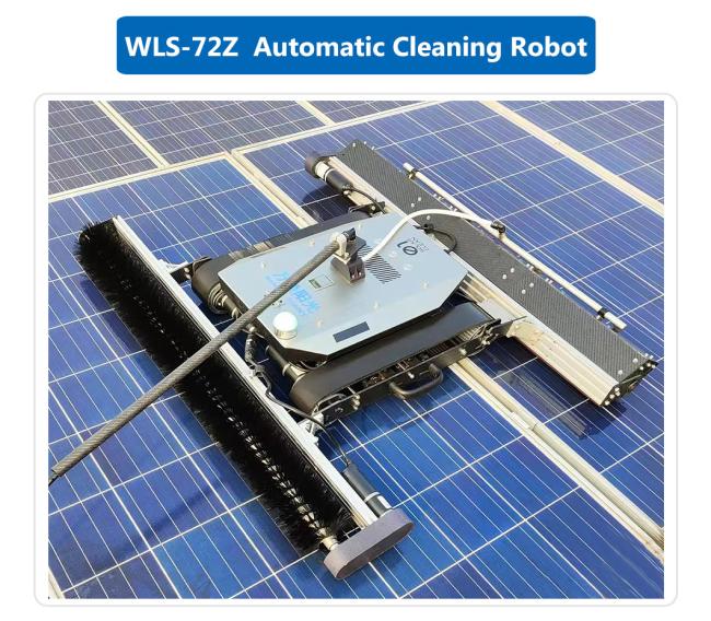 Wls-72z Automated Solar Panel Maintenance Device Solar Panel Care Unit Smart Solar Panel Cleaning Robot Dry or Wet Cleaning Dual-Use Method