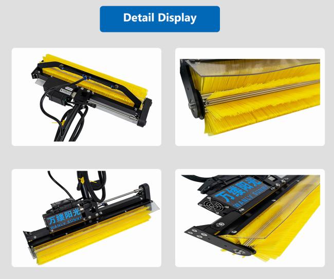 Goose Neck Design Solar Panel Pressure Washer Water Spray Cleaning Machine