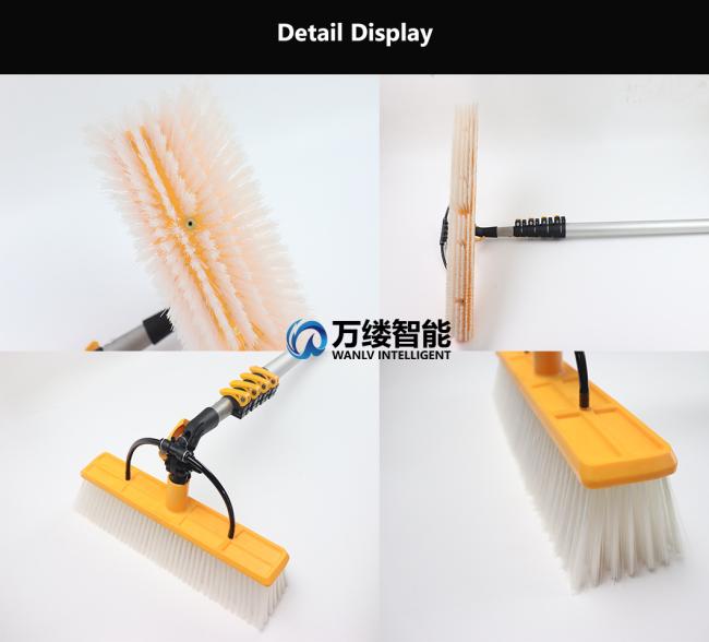 Cold Wash Window Cleaning Tools Car Wash Equipment Photovoltaic Panel Washing Brush Manual Spray Brush with 7.5 M Water Fed Pole