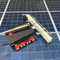 China Solar Panel Cleaning Brush Robot 1200mm Width for PV Module Maintenance for sale