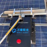 China Automatic Solar Panel Cleaning Robot 120W Physical Cleaning for 1.5m Panel Width for sale