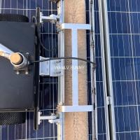 China Automatic Solar Panel Cleaning Robot 120W Physical Cleaning for 1.5m Panel Width for sale
