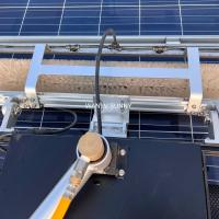 China Automatic Solar Panel Cleaning Robot 120W Physical Cleaning for 1.5m Panel Width for sale