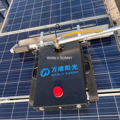 China Solar Cleaner Robot Crawler Style Electric Panel Cleaning Brush for Solar Panel Tools for sale